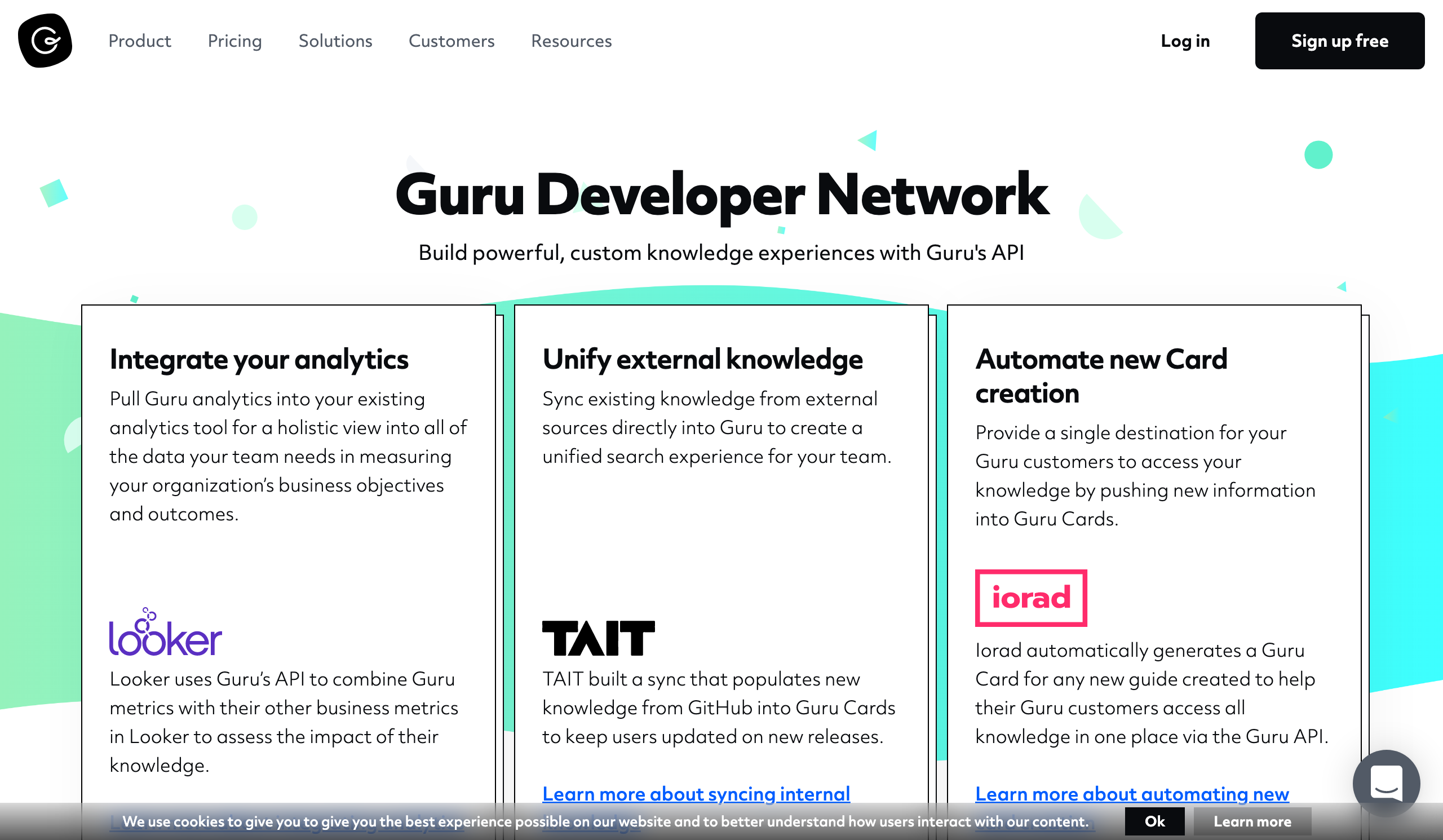 Guru Api Developer Docs Apis Sdks And Auth Api Tracker