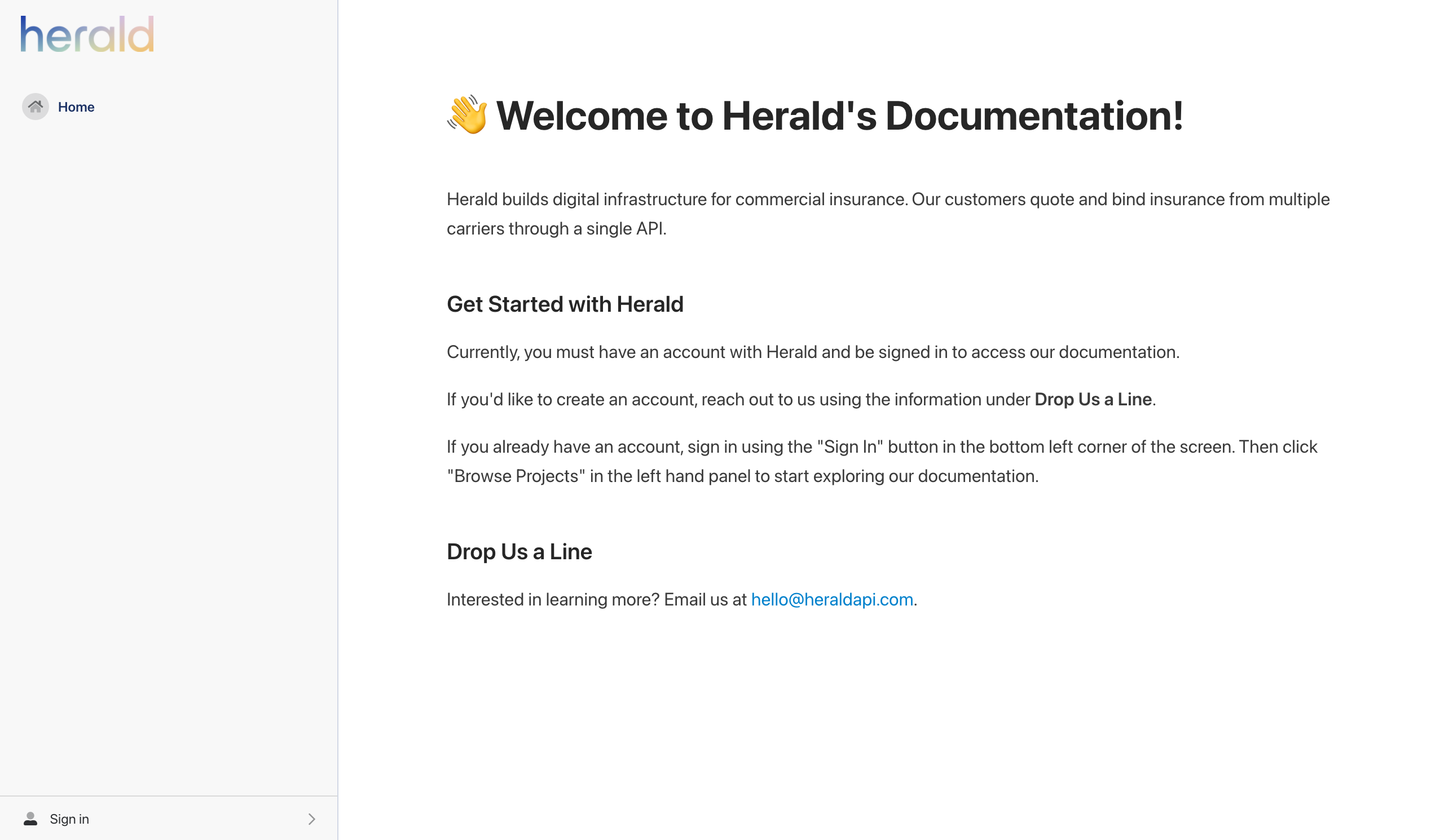 Herald API - Developer docs, APIs, SDKs, and auth. | API Tracker Herald API - Developer docs, APIs, SDKs, and auth. | API Tracker