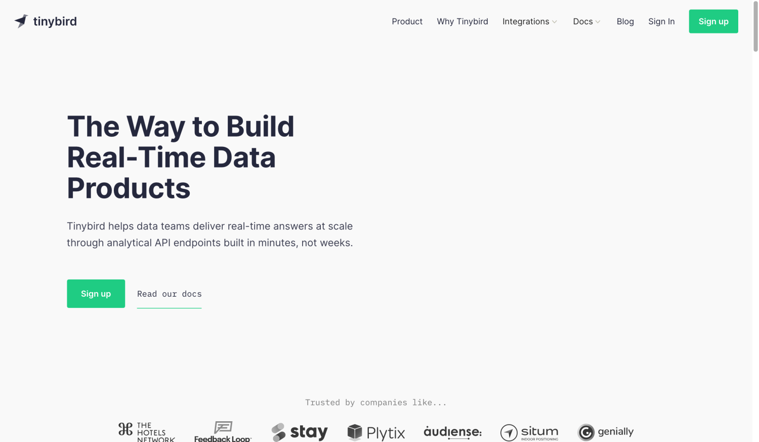 Tinybird | API Stack