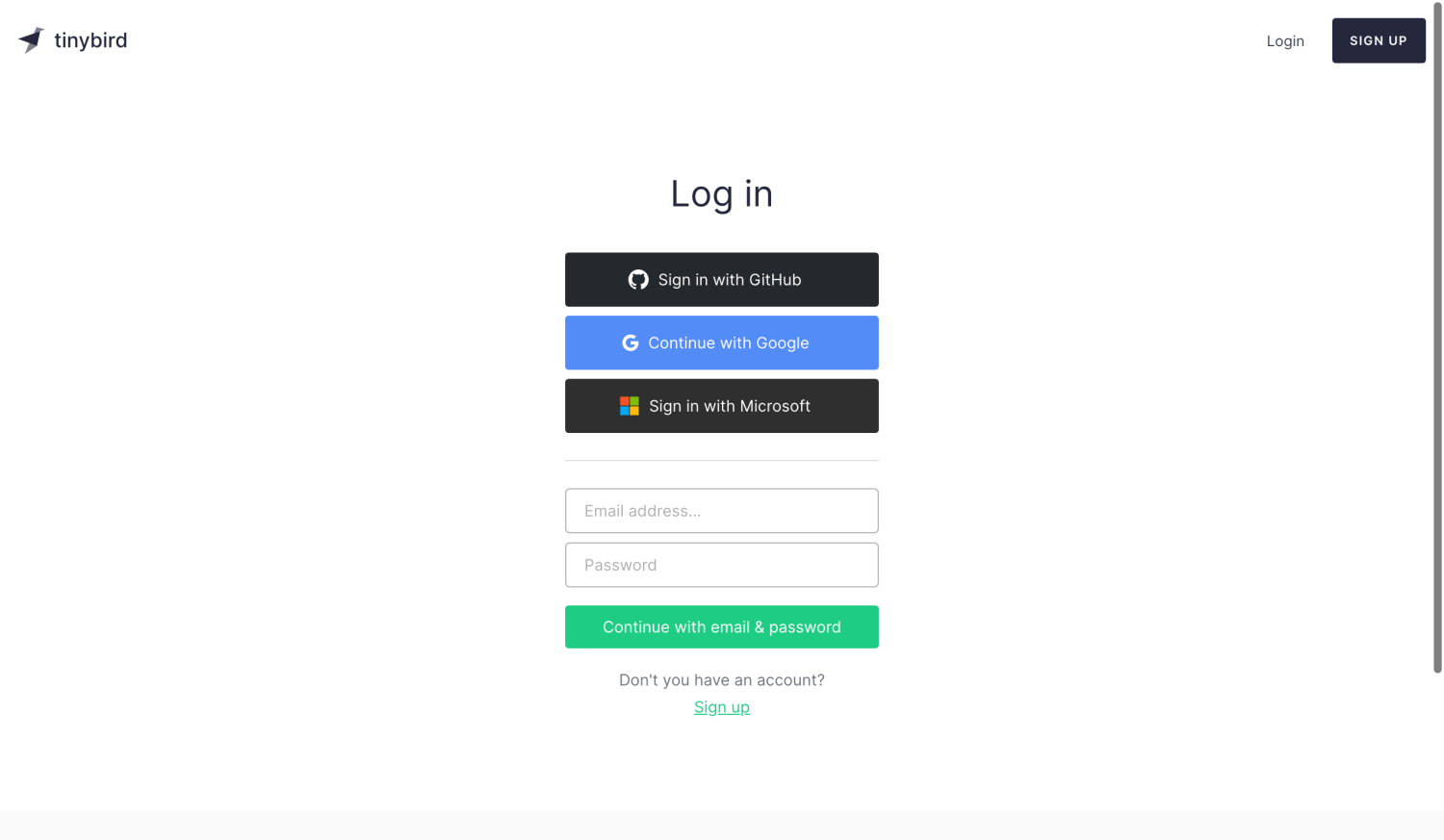 Tinybird | API Stack