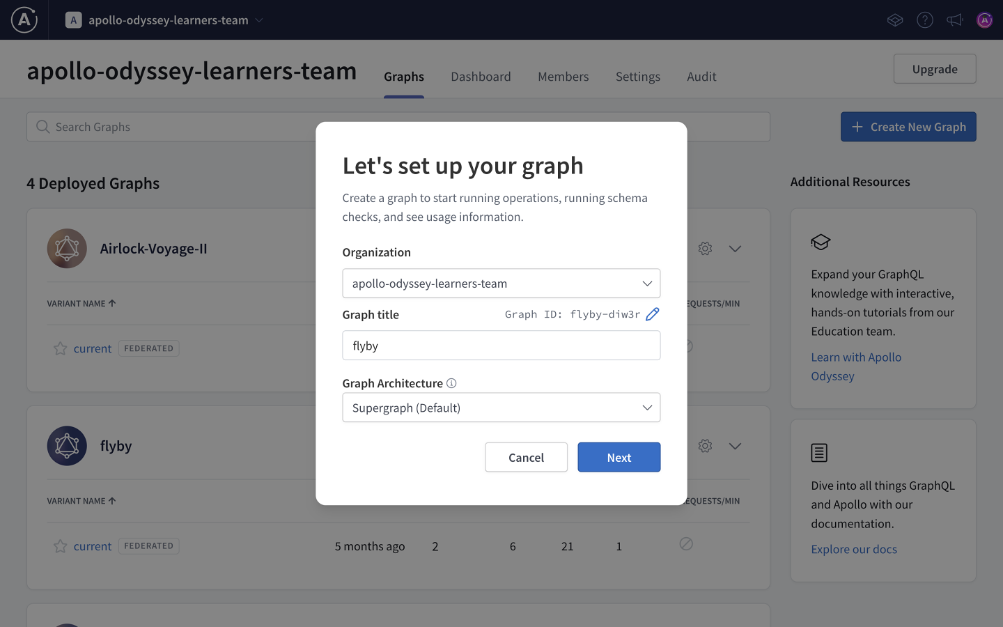 Publishing the subgraphs with Rover - GraphQL Tutorials