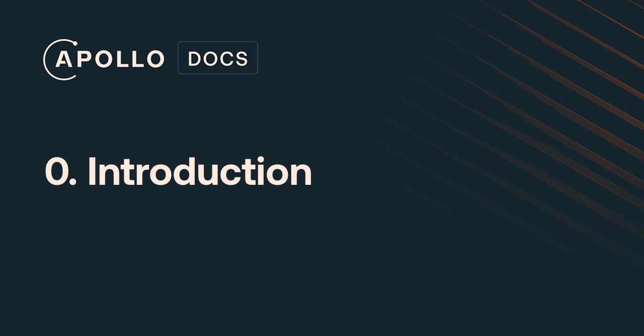 0. Introduction - Apollo GraphQL Docs