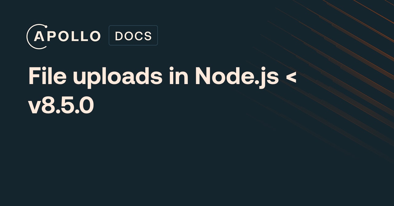 File uploads in Node.js
