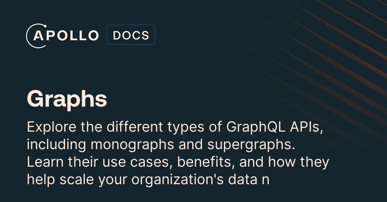 Graphs - Apollo GraphQL Docs