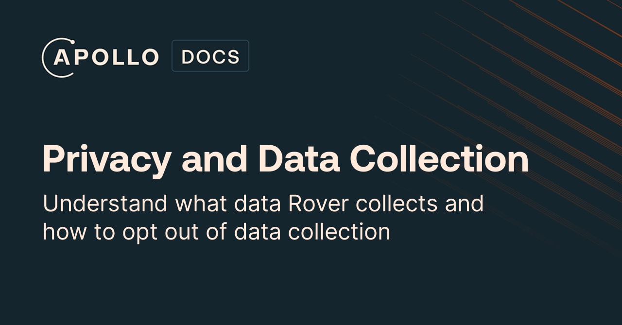 Privacy and Data Collection - Apollo GraphQL Docs