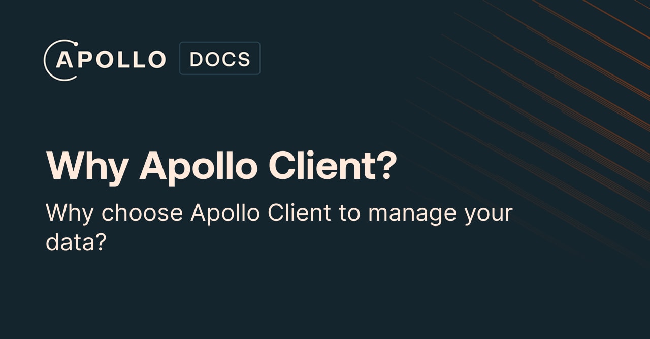 Why Apollo Client? - Apollo GraphQL Docs