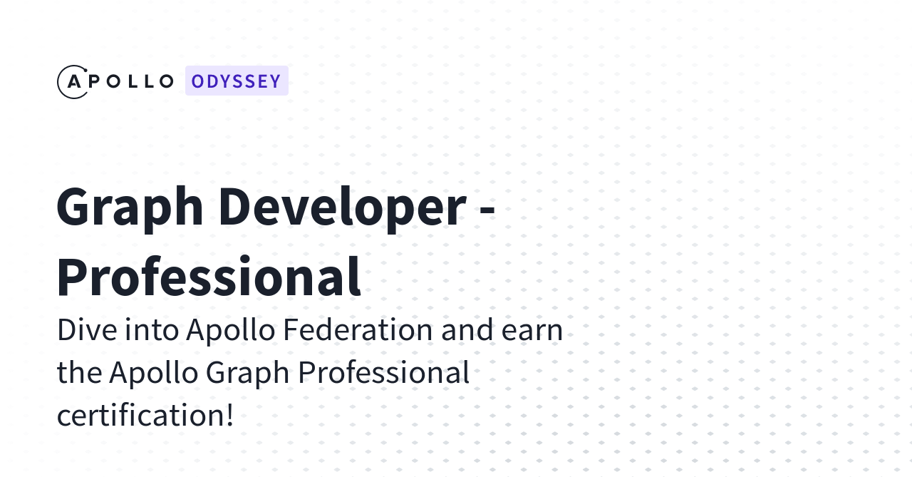 Graph Developer - Professional - GraphQL Tutorials