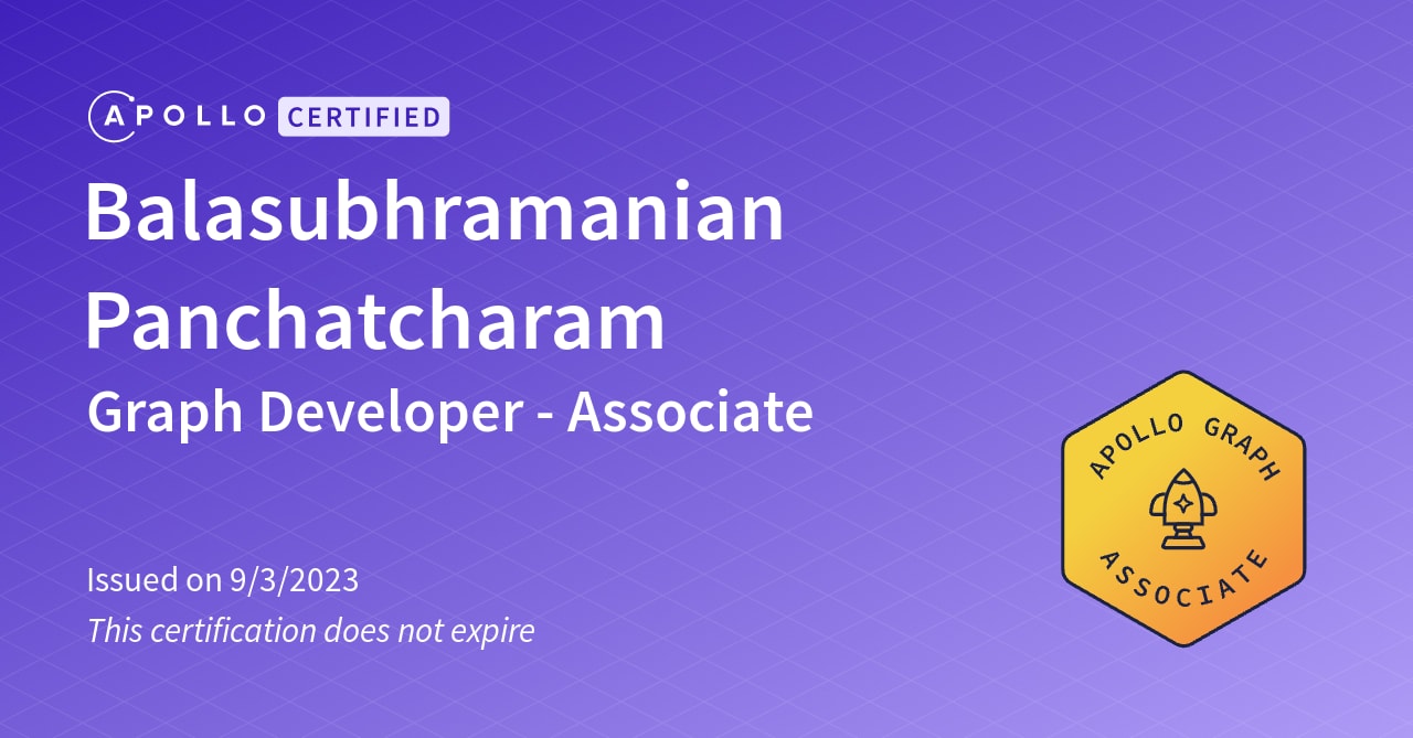 Developer certification - GraphQL Tutorials