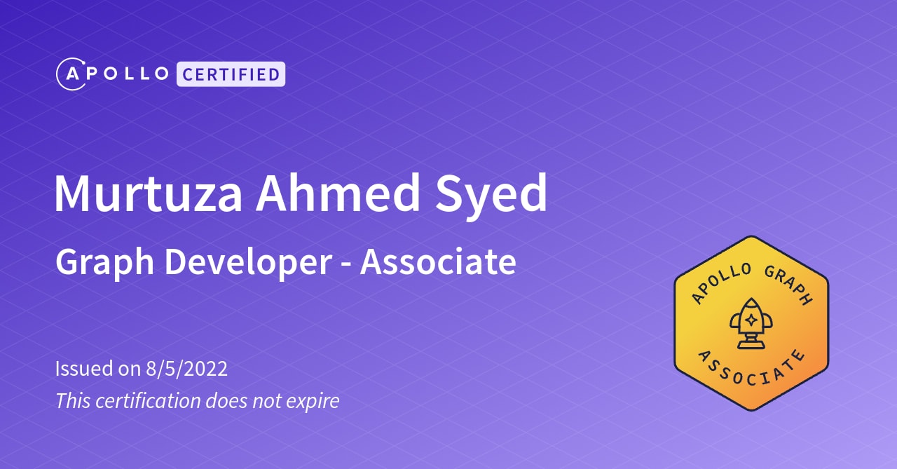 Developer certification - GraphQL Tutorials