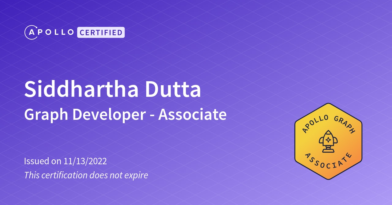 Developer certification - GraphQL Tutorials