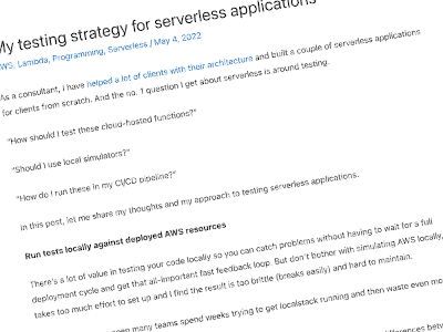 Production-Ready Serverless