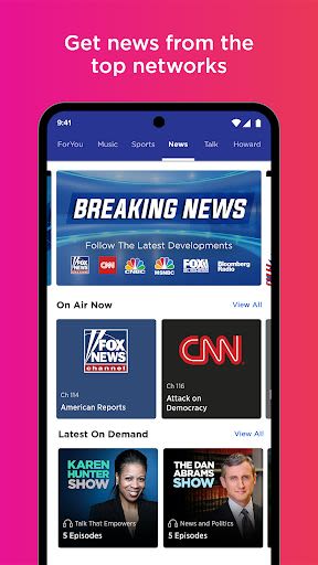 SiriusXM: Music & Sports Android App
