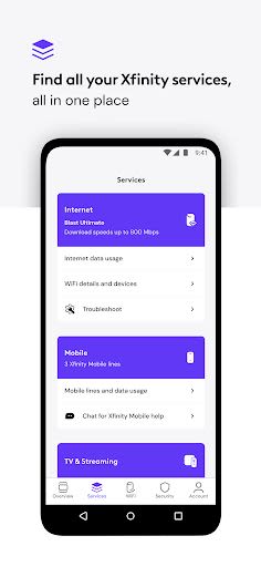 Xfinity Android App