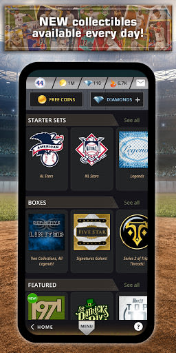 Topps® BUNT® MLB Baseball Card Trader Android App