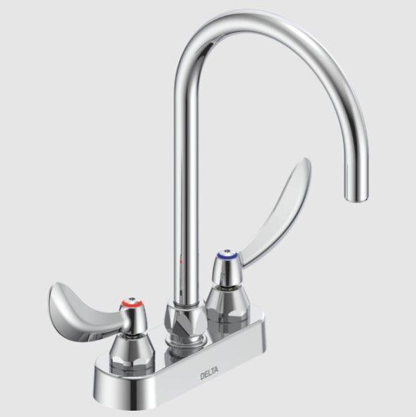 Aquifer Distribution | Delta® 27C4974 TECK Two Handle Deckmount Faucet ...