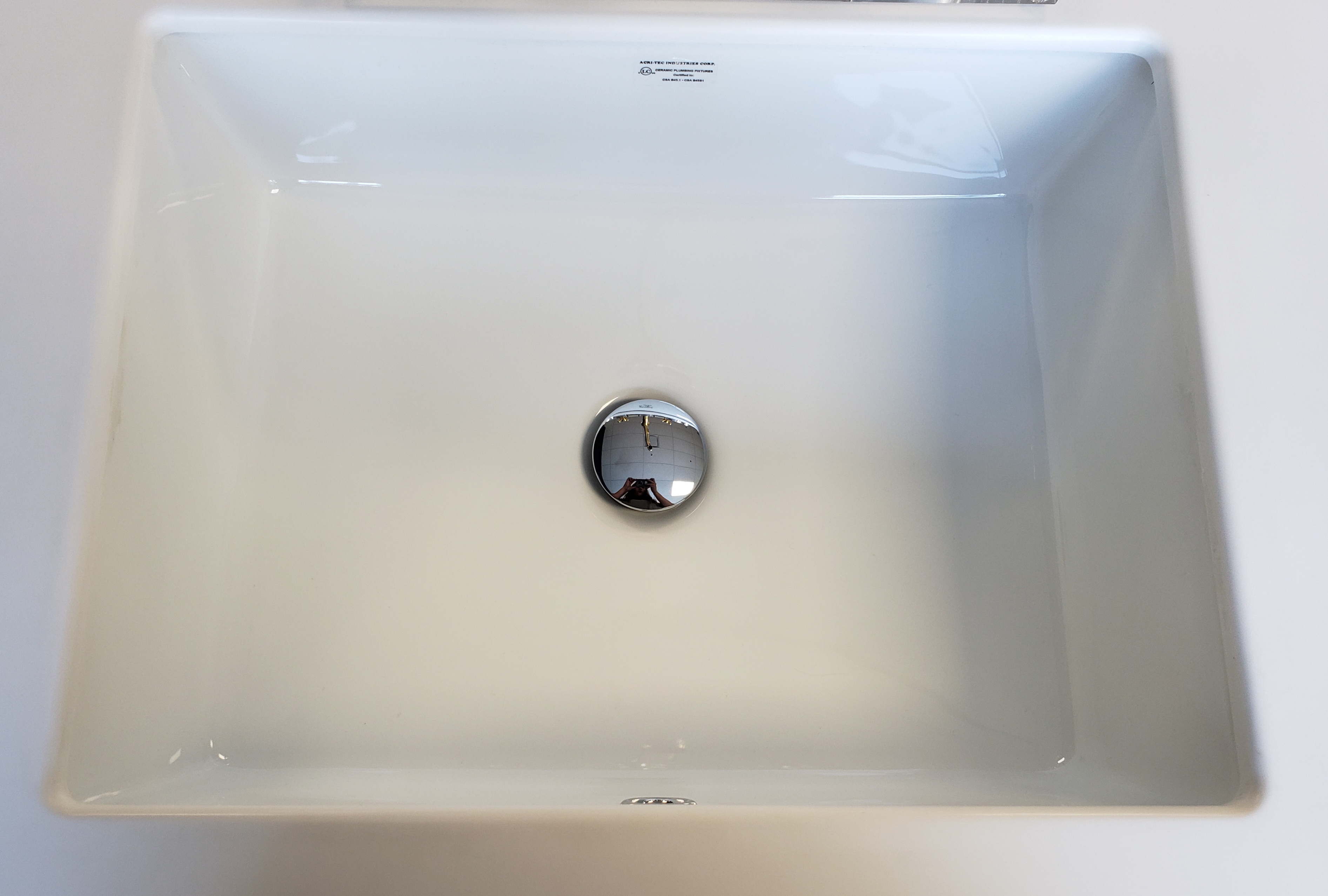 Aquifer Distribution | Acritec 36646 Undermount Basin, Rectangular, 19 ...