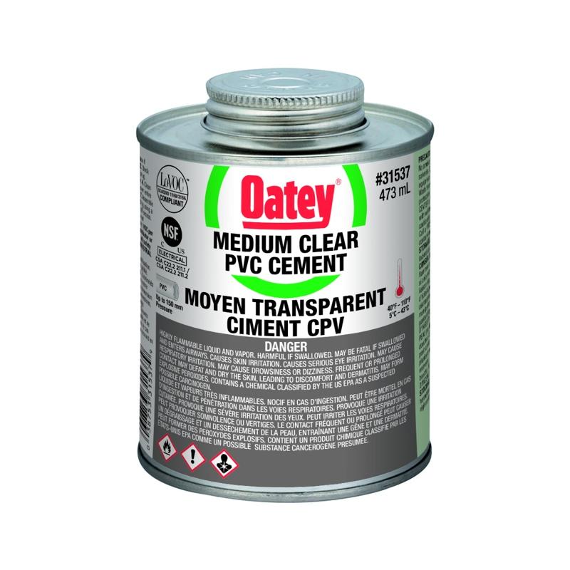 Aquifer Distribution | Oatey 31537 Medium PVC Cement, 473 mL Container ...