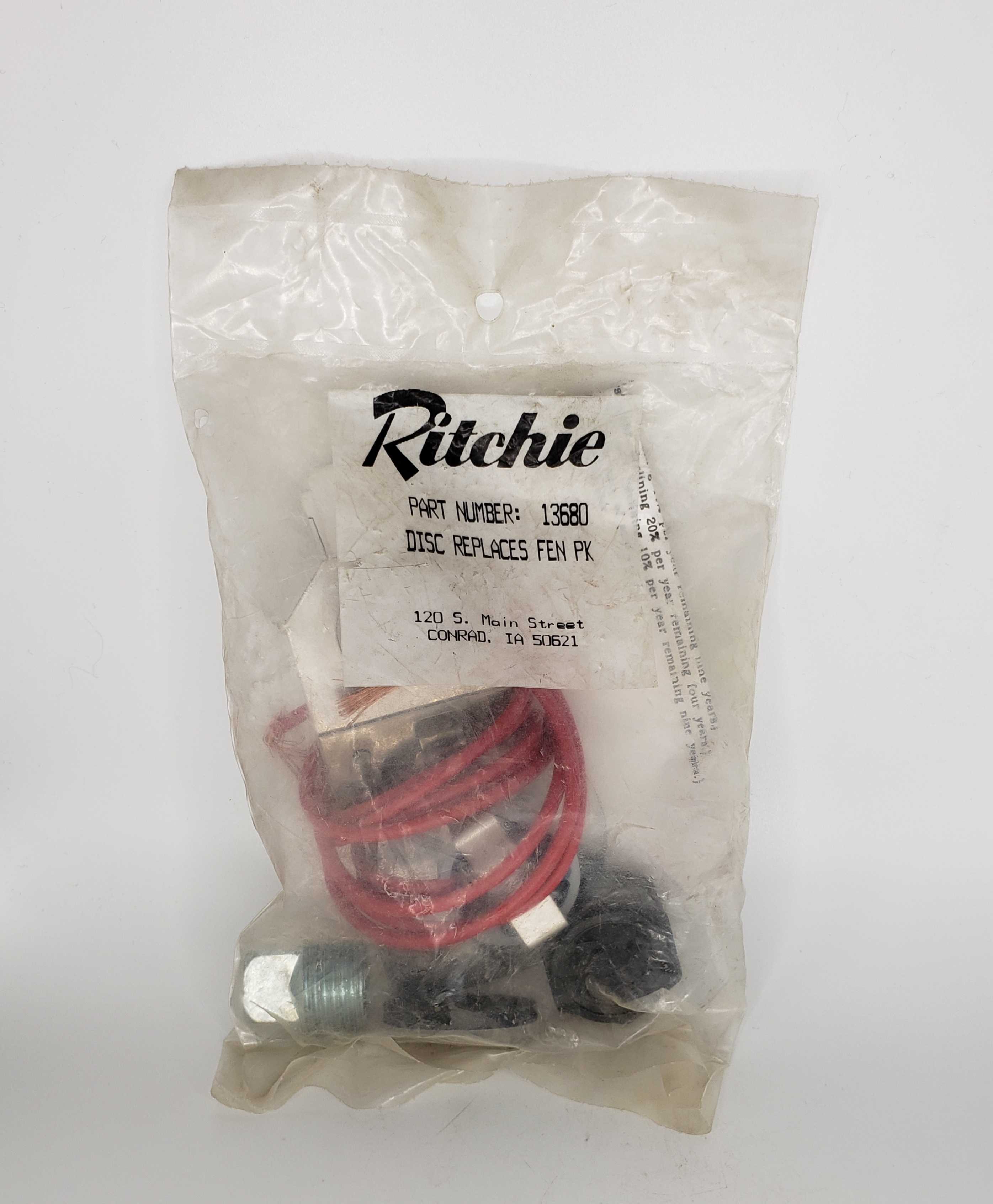 Aquifer Distribution | Ritchie 13680 Disc Thermostat Kit