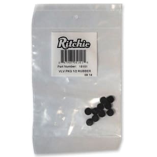 Aquifer Distribution | Ritchie 15151 Valve Rubber, Black, Rubber