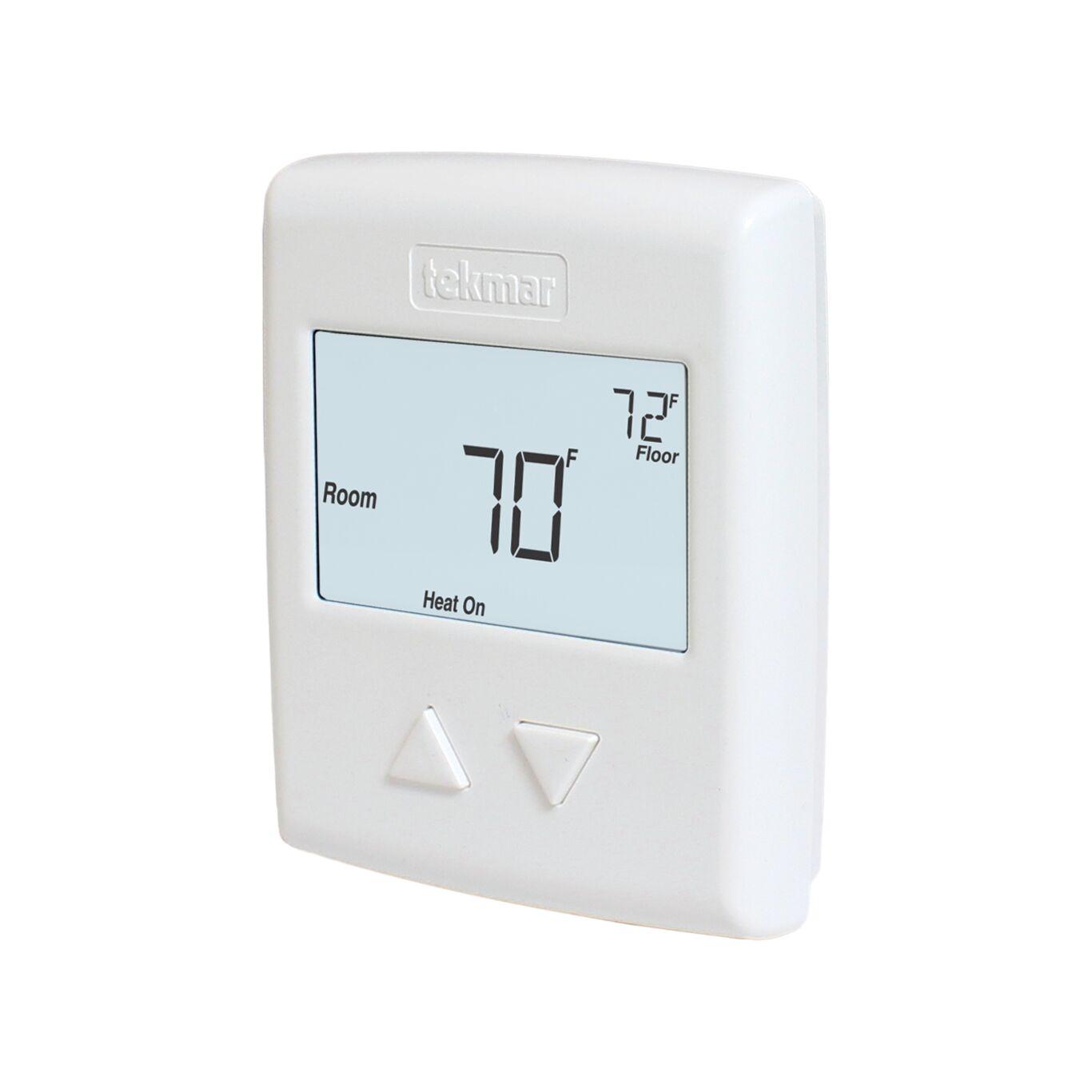 Aquifer Distribution | Tekmar® 518 Programmable Thermostat, 1 Stage, White
