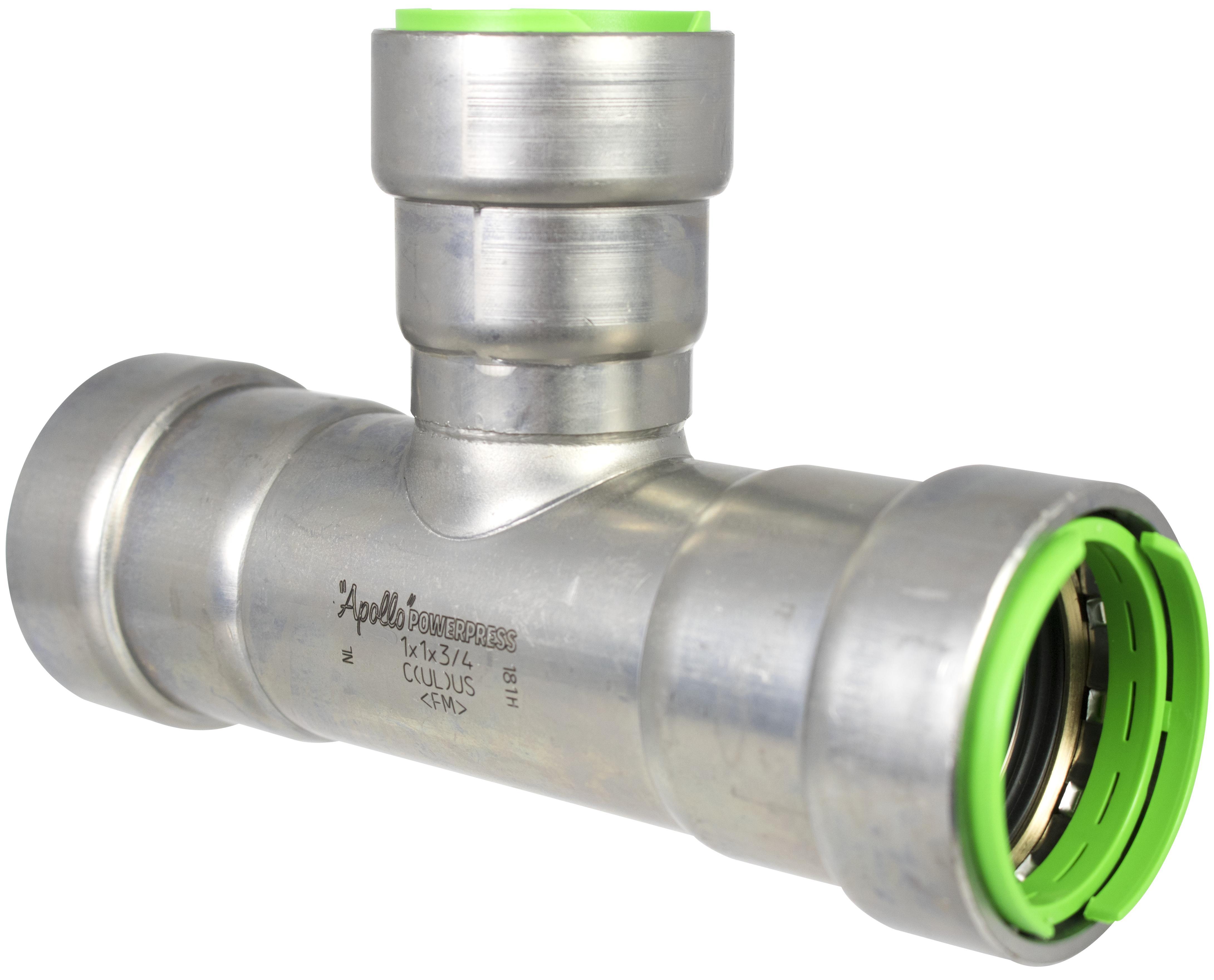 Aquifer Distribution | Apollo PWR7480440 411R Reducing Tee, 1 x 1 x 3/4 ...