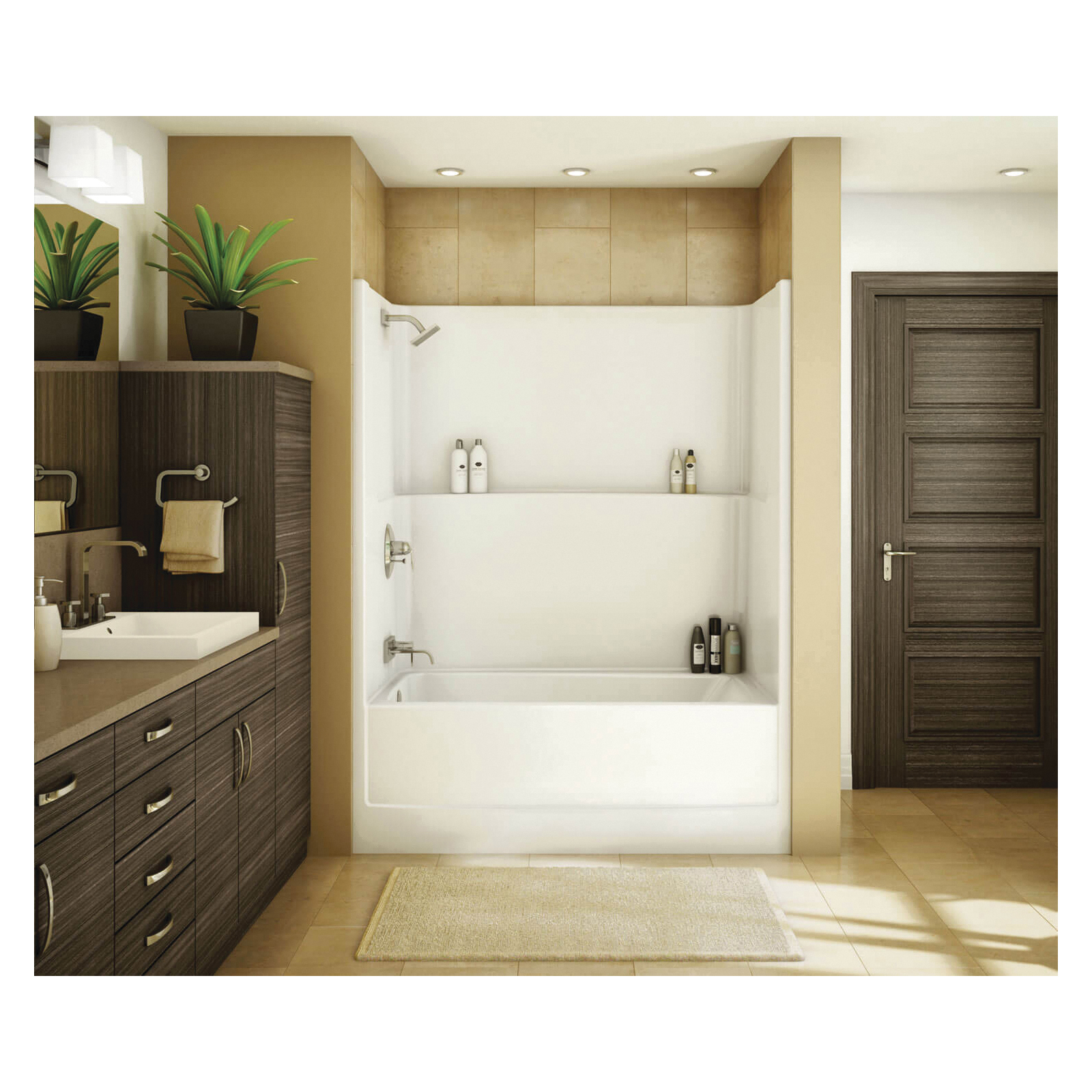 Aquifer Distribution | MAAX 105674-000-002-002 Professional 105674 1-Piece Tub-Shower, TSEA Plus ...