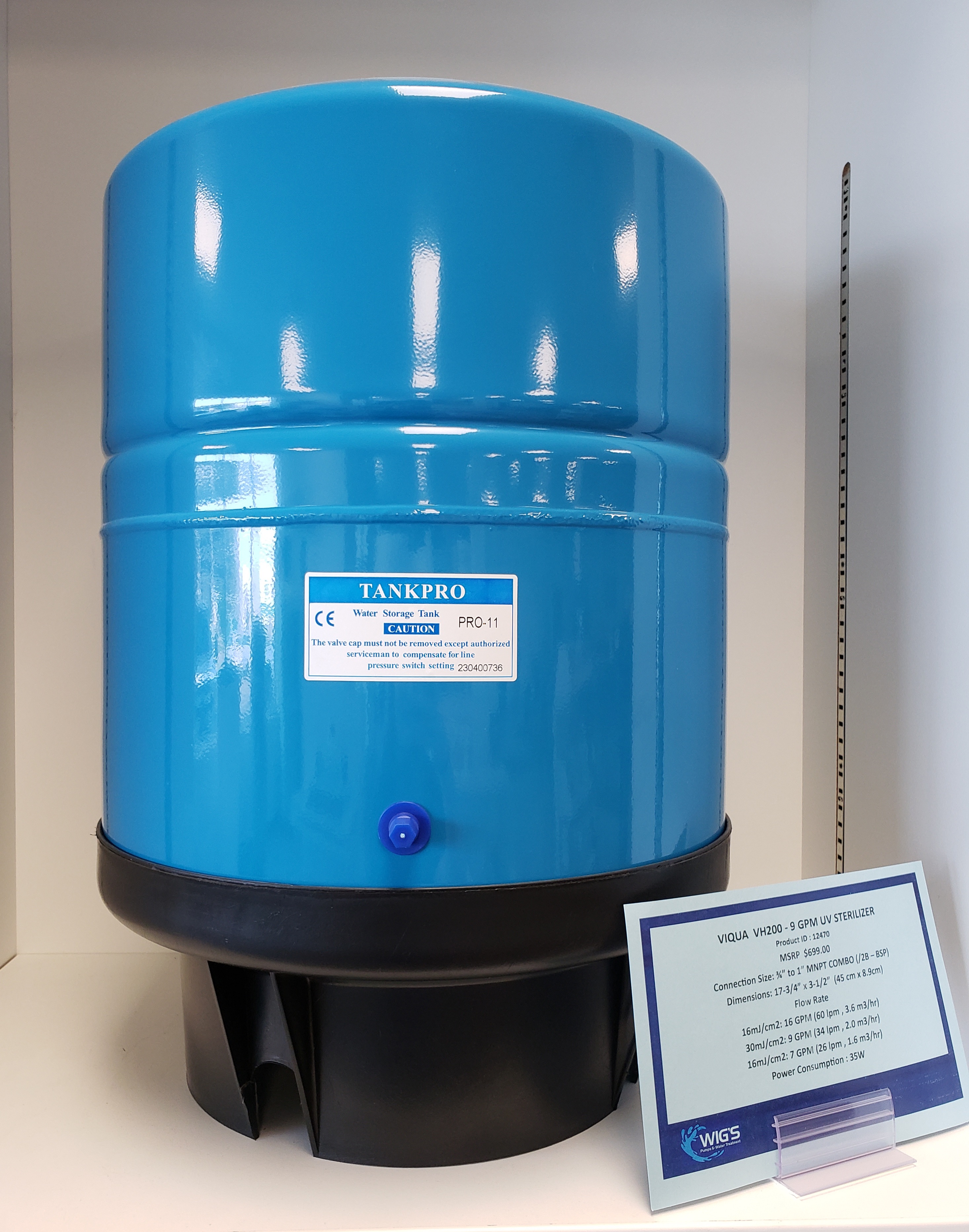 Aquifer Distribution | Hydrotech® 92372 Storage Tank, 11 gal, 14.97 in ...