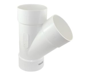 Aquifer Distribution | Canplas 414133BC PVC Sewer/Drainline Wye, 3 in ...