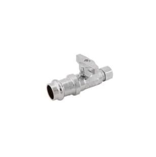 Aquifer Distribution | BMI® 09654 Straight Ball Valve, 1/2 x 3/8 in ...