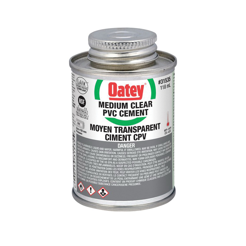Aquifer Distribution | Oatey 31535 Low VOC Medium Body PVC Solvent ...