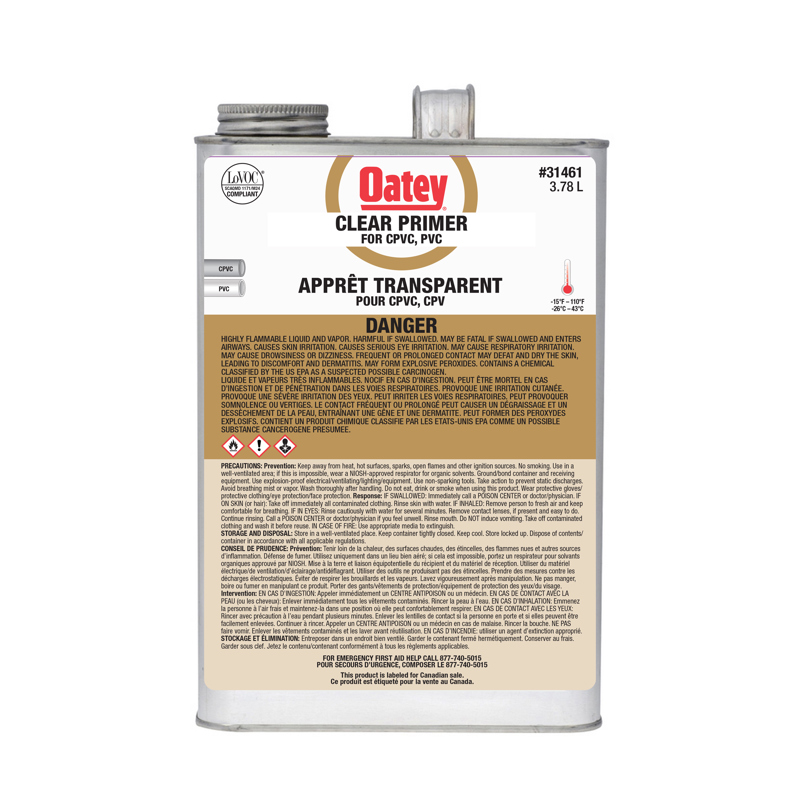 Aquifer Distribution | Oatey® 31461 Primer, 3.78 L Container, Liquid ...