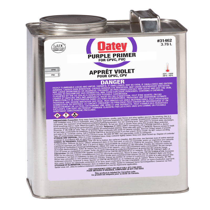 Aquifer Distribution | Oatey® 31462 Primer, 3.78 L Container, Liquid ...