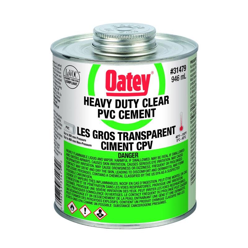 Aquifer Distribution | Oatey® 31478 PVC Cement, 473 mL Container, Clear