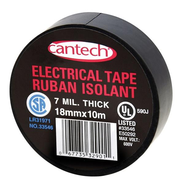 Aquifer Distribution | Cantech® 330-01 Electrical Tape, 20 m L 18 mm W ...