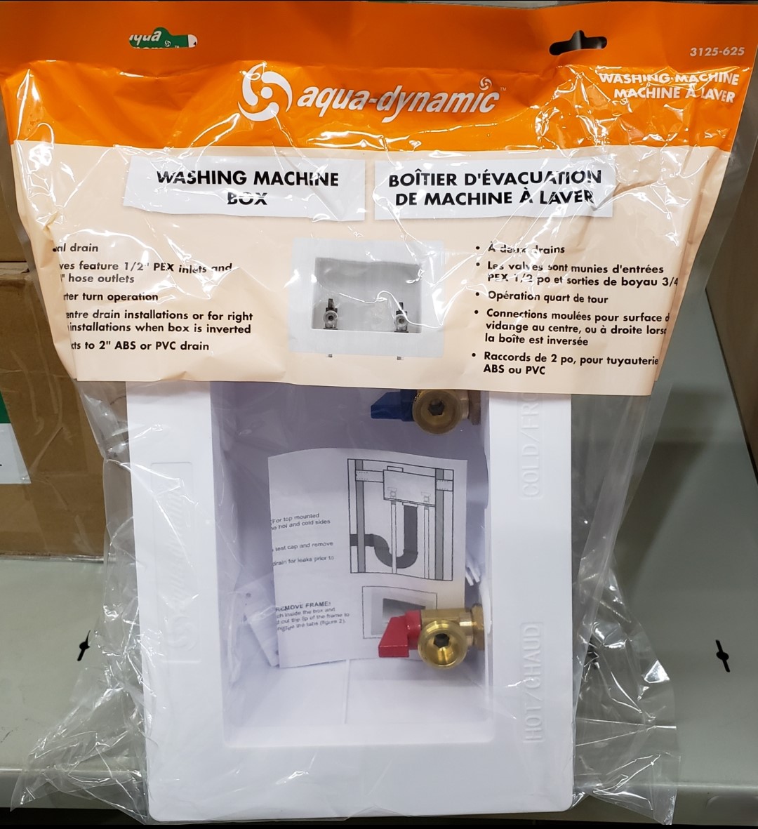 Aquifer Distribution | AQUA-DYNAMIC 3125-625 Outlet Washing Machine Box ...