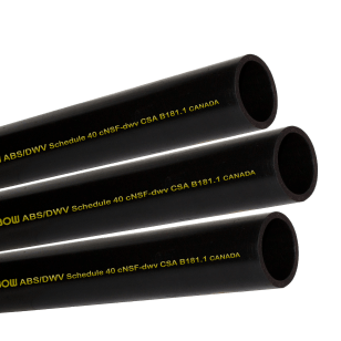 Aquifer Distribution | BOW 584185 ABS DWV Solid Walled Pipe, 1-1/2 in x ...