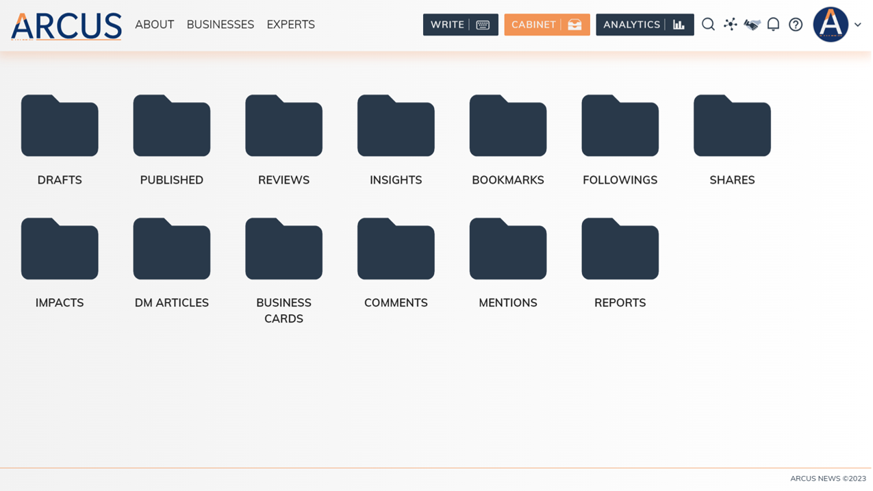 ARCUS NEWS PLATFORM FEATURES: PART 7 THE CABINET