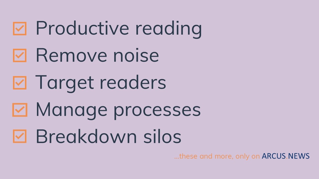 ARCUS NEWS PLATFORM FEATURES: PART 6 ARTICLE FEATURES AND REACTIONS