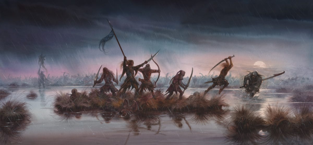 Unfinished Tales by J.R.R. Tolkien - Arena Illustration