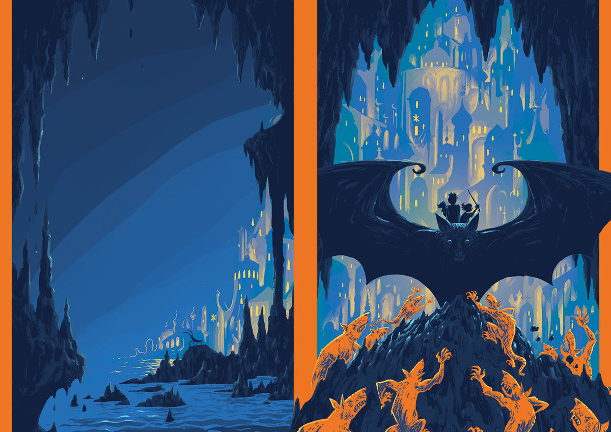 The Underland Chronicles - Arena Illustration