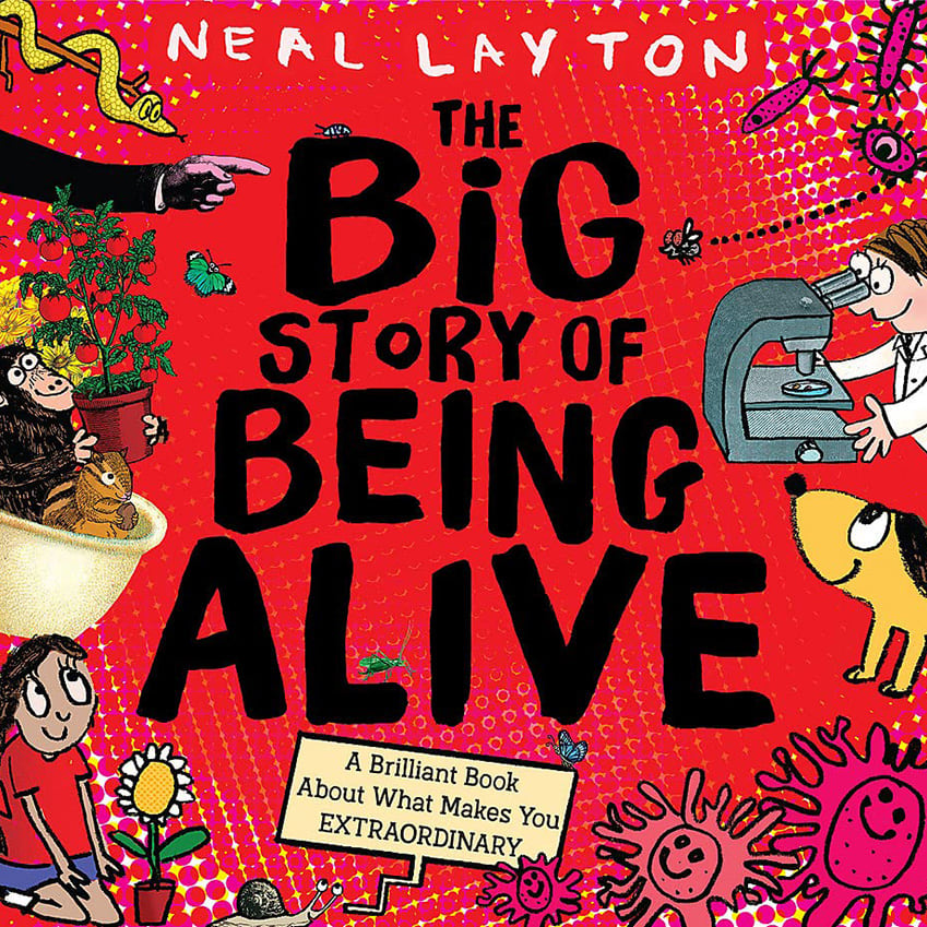Neal Layton - The Big Story of Being Alive - Arena Illustration
