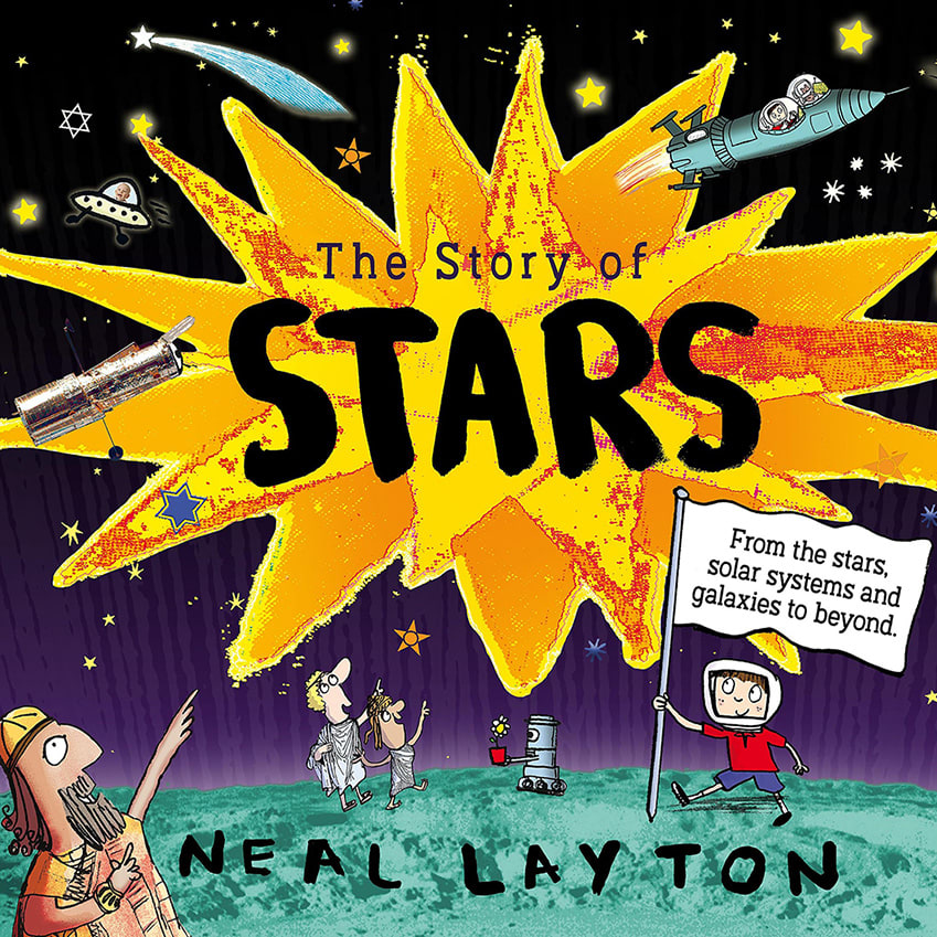 Neal Layton - The Story of the Stars - Arena Illustration