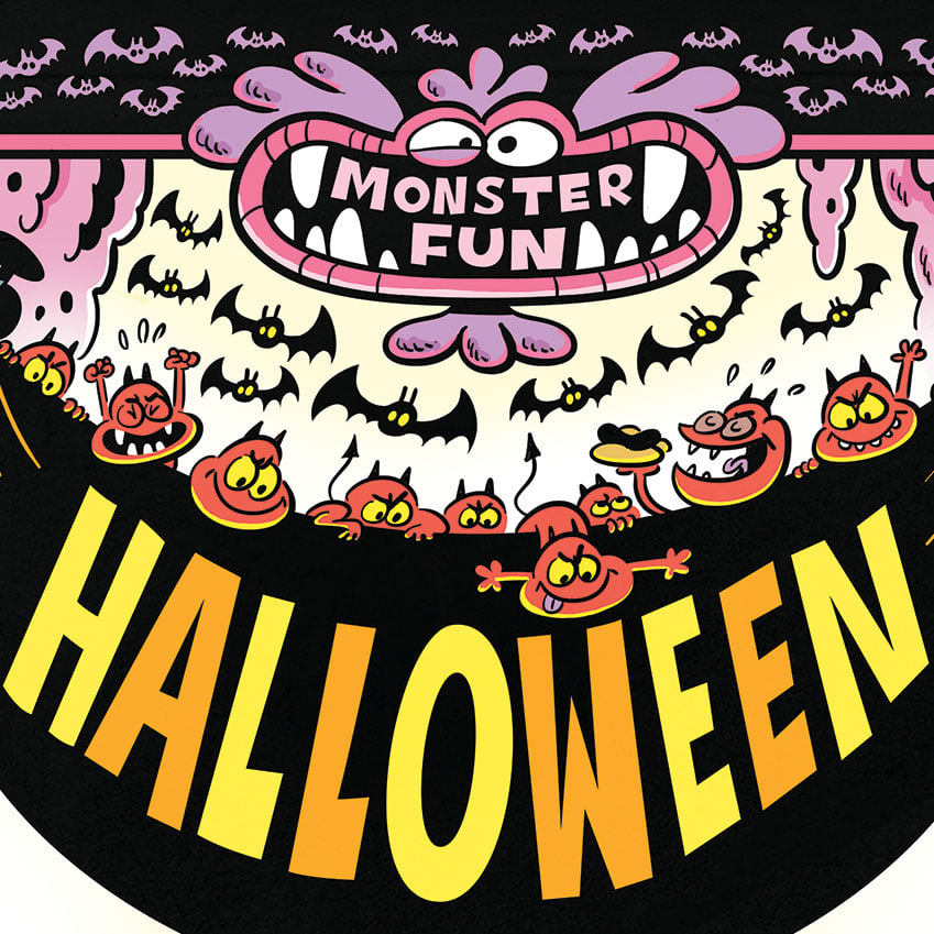 Chris Garbutt - HALLOWEEN SPOOKTACULAR! For Monster Fun comic