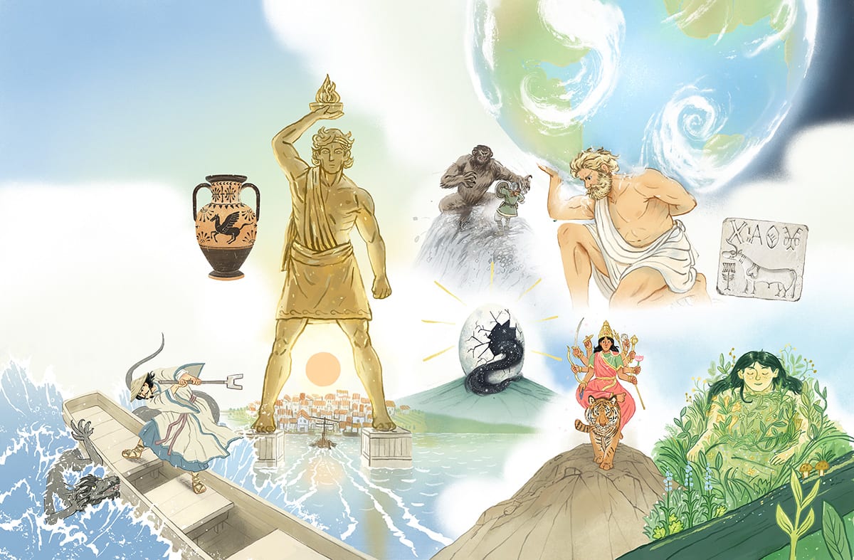 Myths and Sacred Tales - Arena Illustration