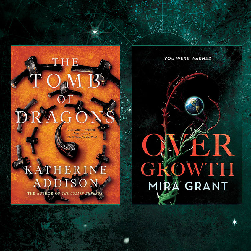 Christopher Gibbs Stunning Cover Art for The Tomb of Dragons and Overgrowth