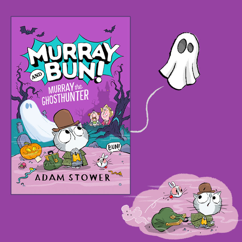 Murray & Bun Return in a Spooky Illustrated Adventure | Arena Illustration