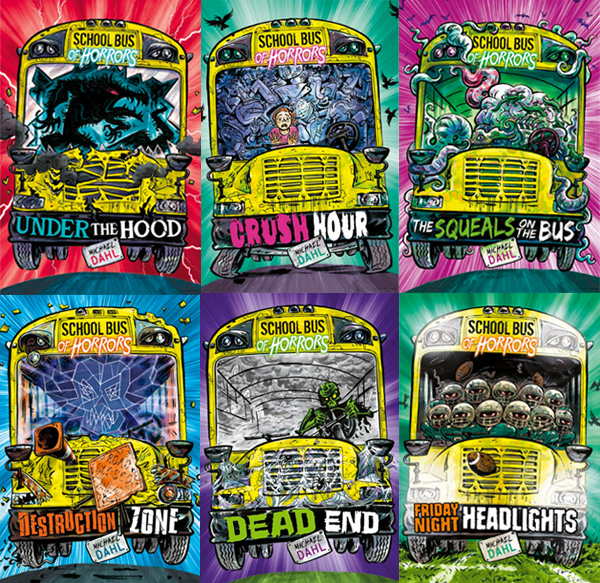 All Aboard The School Bus of Horrors Illustrated by Euan Cook - Arena ...