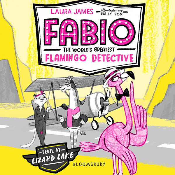 New Fabio Flamingo Book illustrated by Emily Fox - Arena Illustration