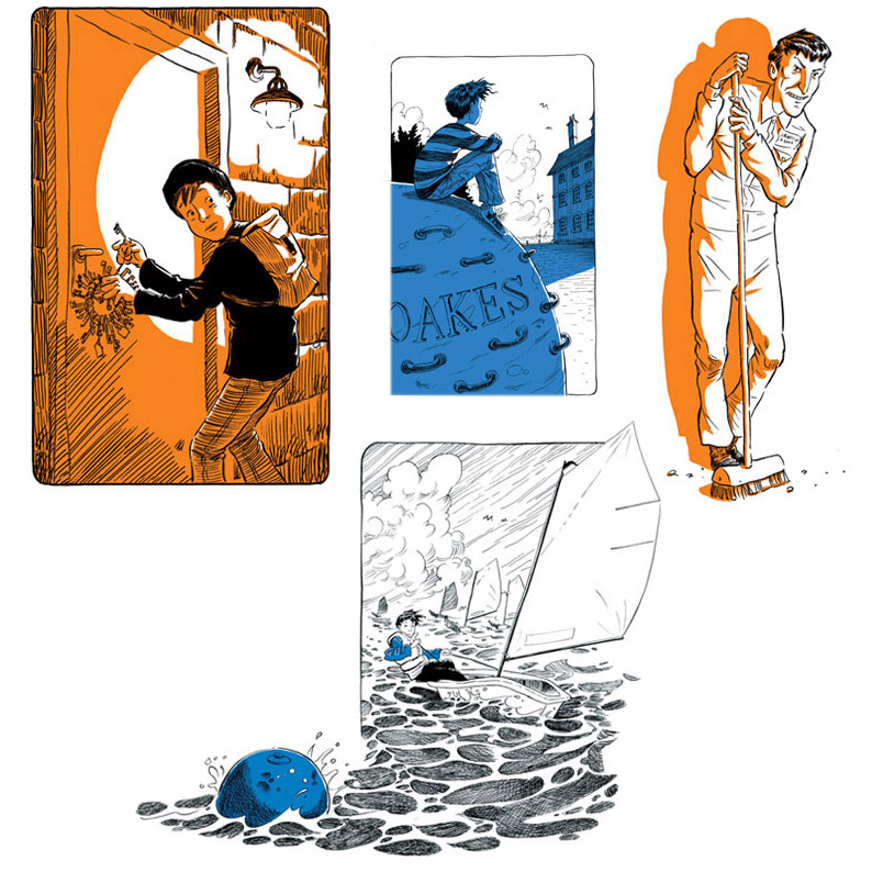 Benjamin Pratt And The Keepers Of The School - Arena Illustration