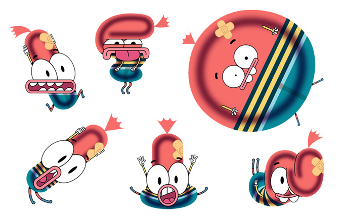 Pinky Malinky - Art Direction 'Character Design' - Arena Illustration